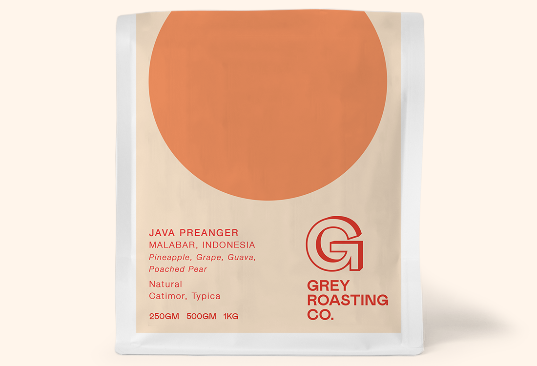Java Preanger, Indonesia - Natural, Catimor, Typica – Grey Roasting Co